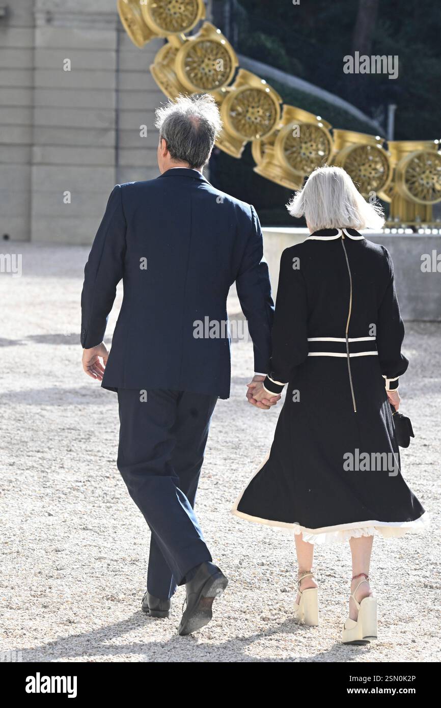 Narcís Rebollo and Eugenia Martínez de Irujo on their arrival at the ...