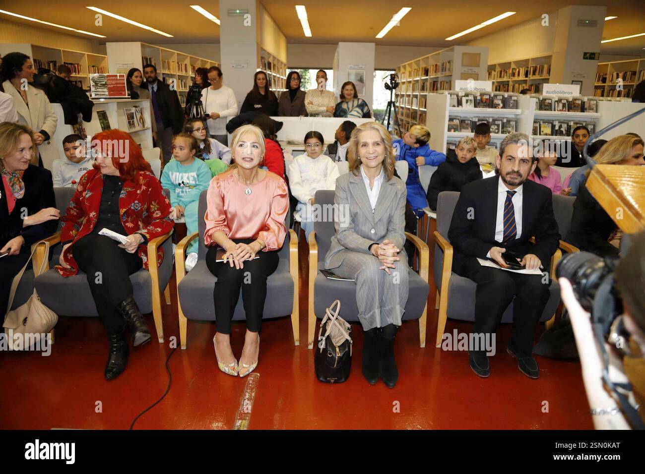 Sevilla, Spain. 13th Feb, 2025. Infanta Elena attends the opening of ...