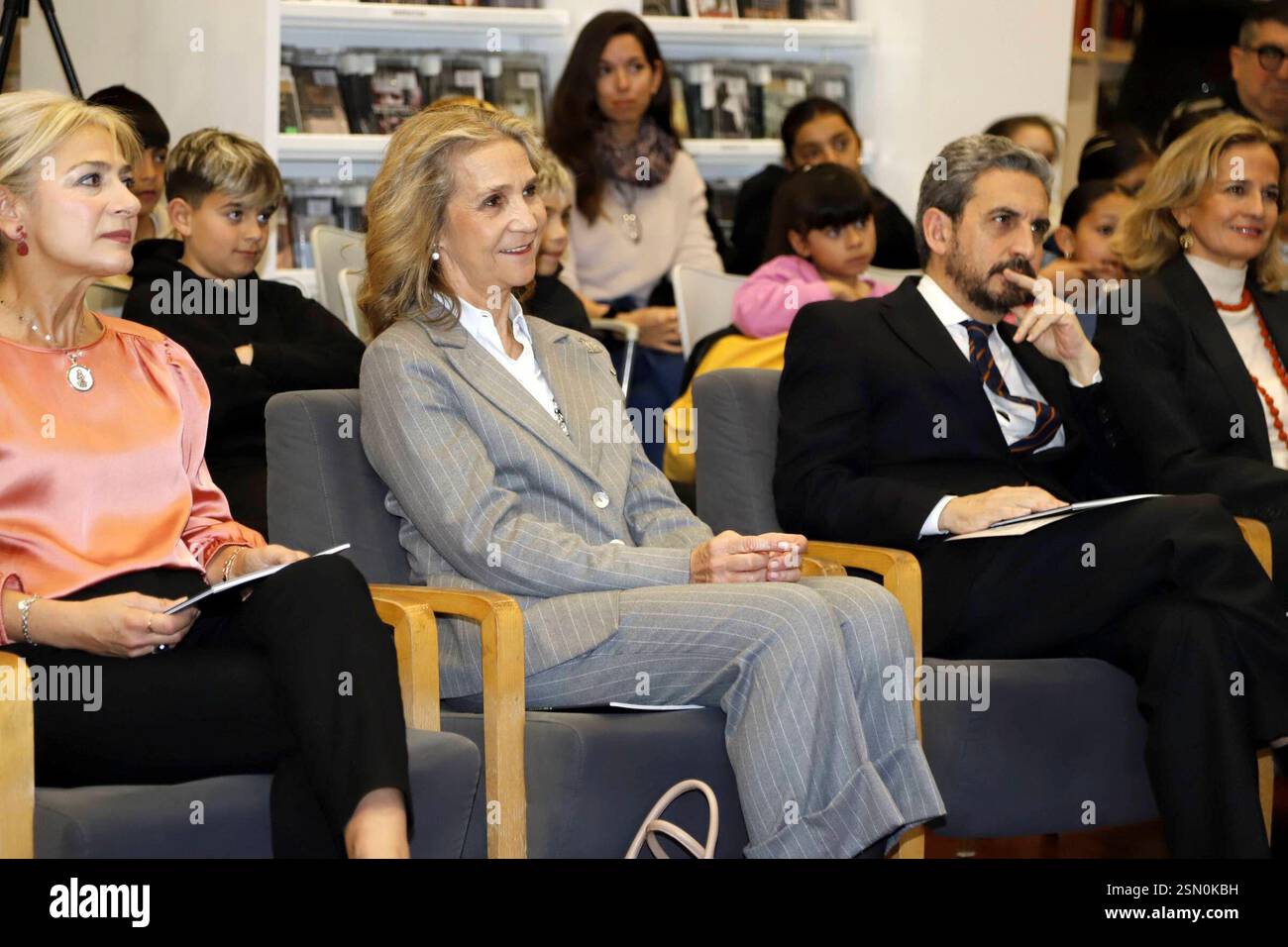 Sevilla, Spain. 13th Feb, 2025. Infanta Elena attends the opening of ...