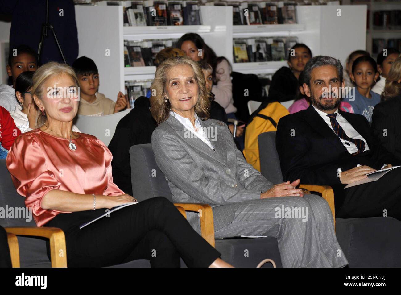 Sevilla, Spain. 13th Feb, 2025. Infanta Elena attends the opening of ...