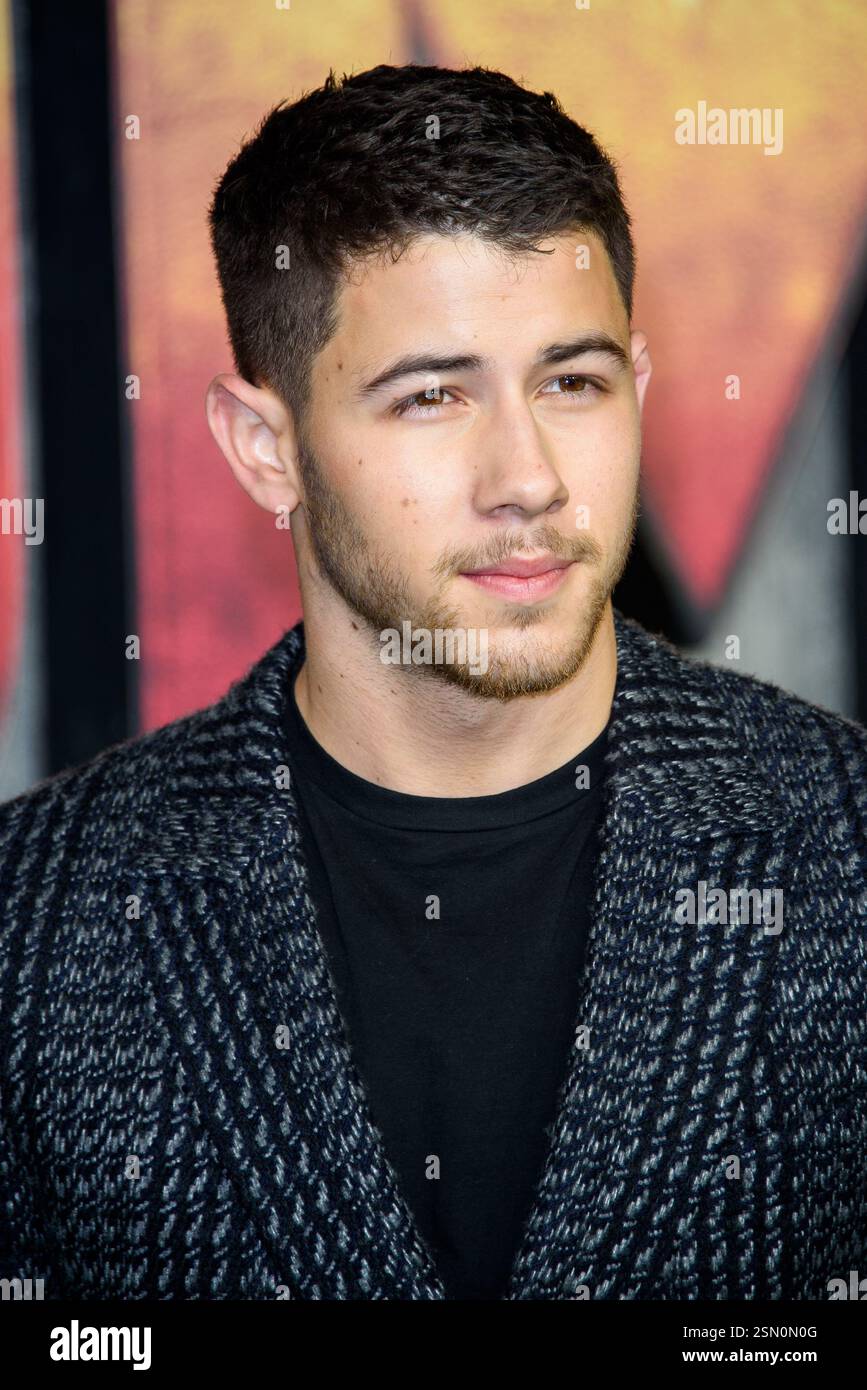 Nick Jonas Attends The Jumanji Welcome To The Jungle Uk Premiere At