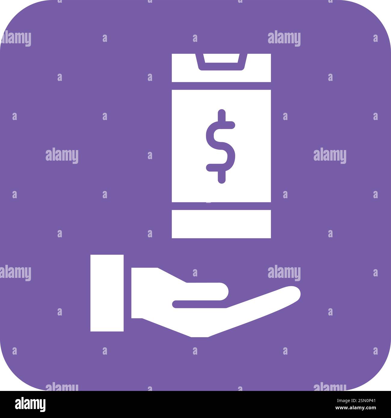 Set color mobile banking Cut Out Stock Images & Pictures - Alamy