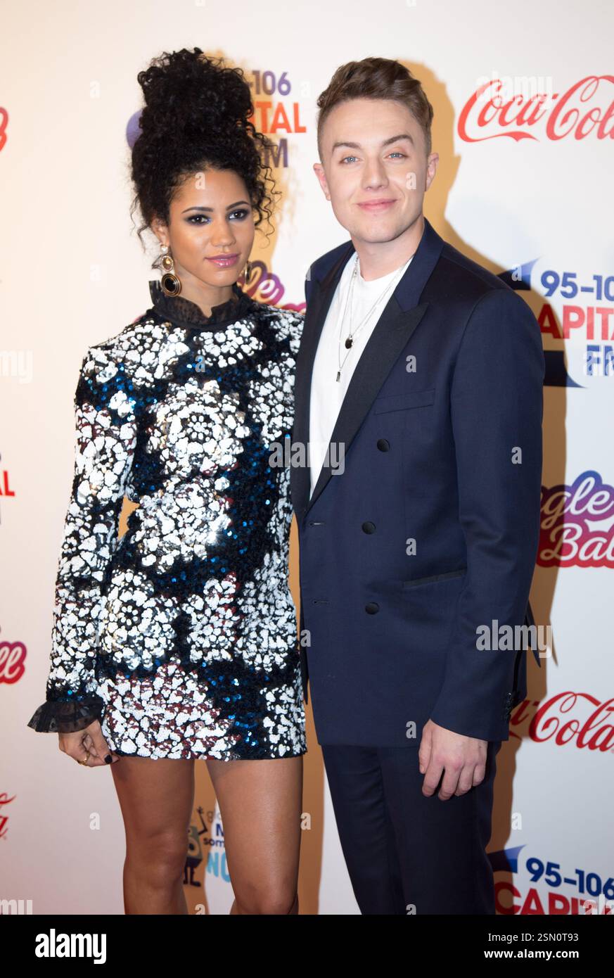 Roman Kemp & Vick Hope at Capital’s Jingle Bell Ball with Coca-Cola at ...