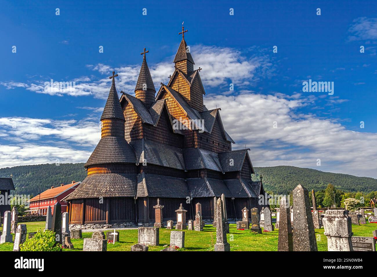 Heddal Stave Church is a structural wooden church. It is the largest of ...