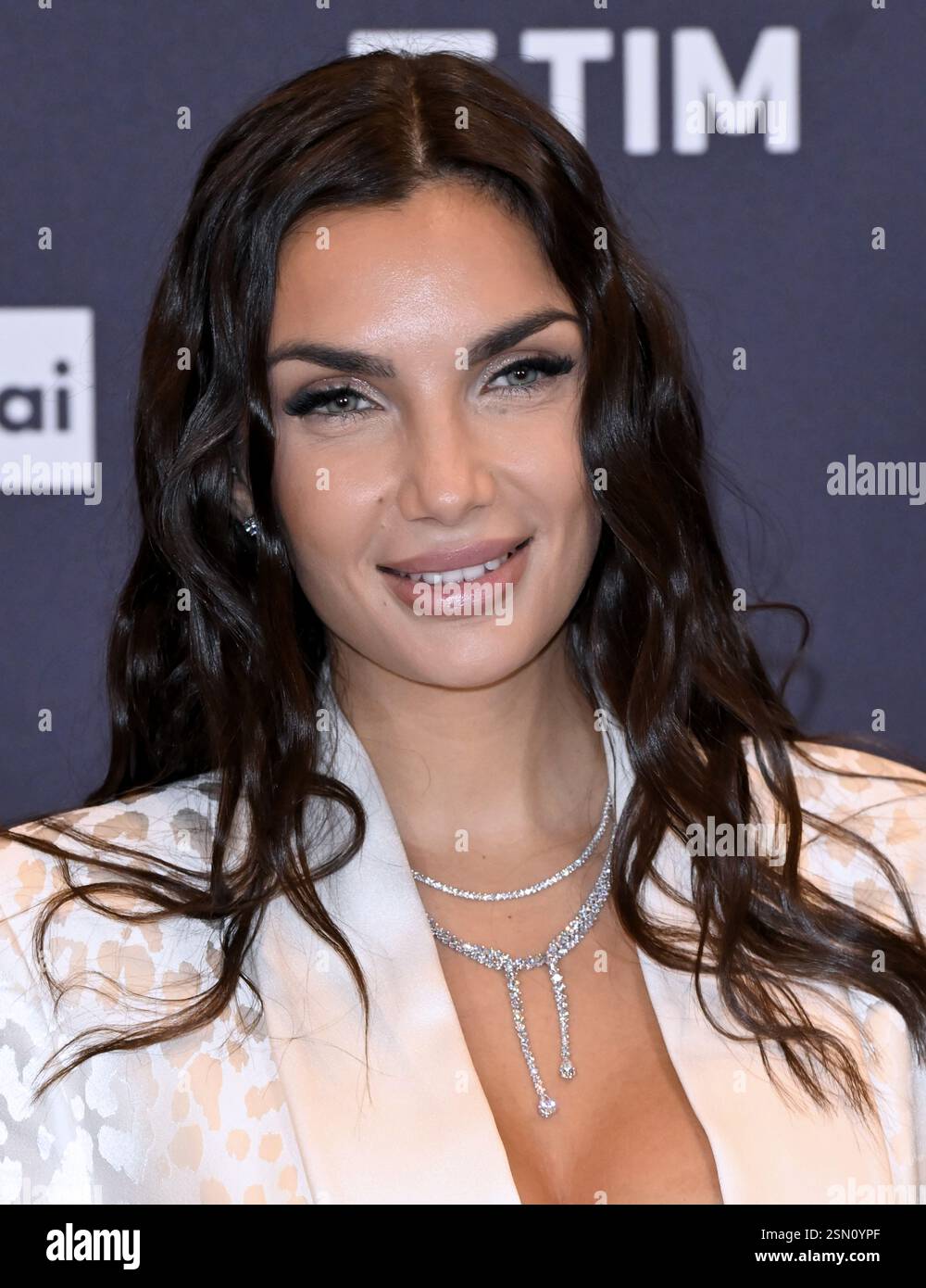 Sanremo, Italy. 13th Feb, 2025. Photocall Rai 1 Organization - Elettra ...