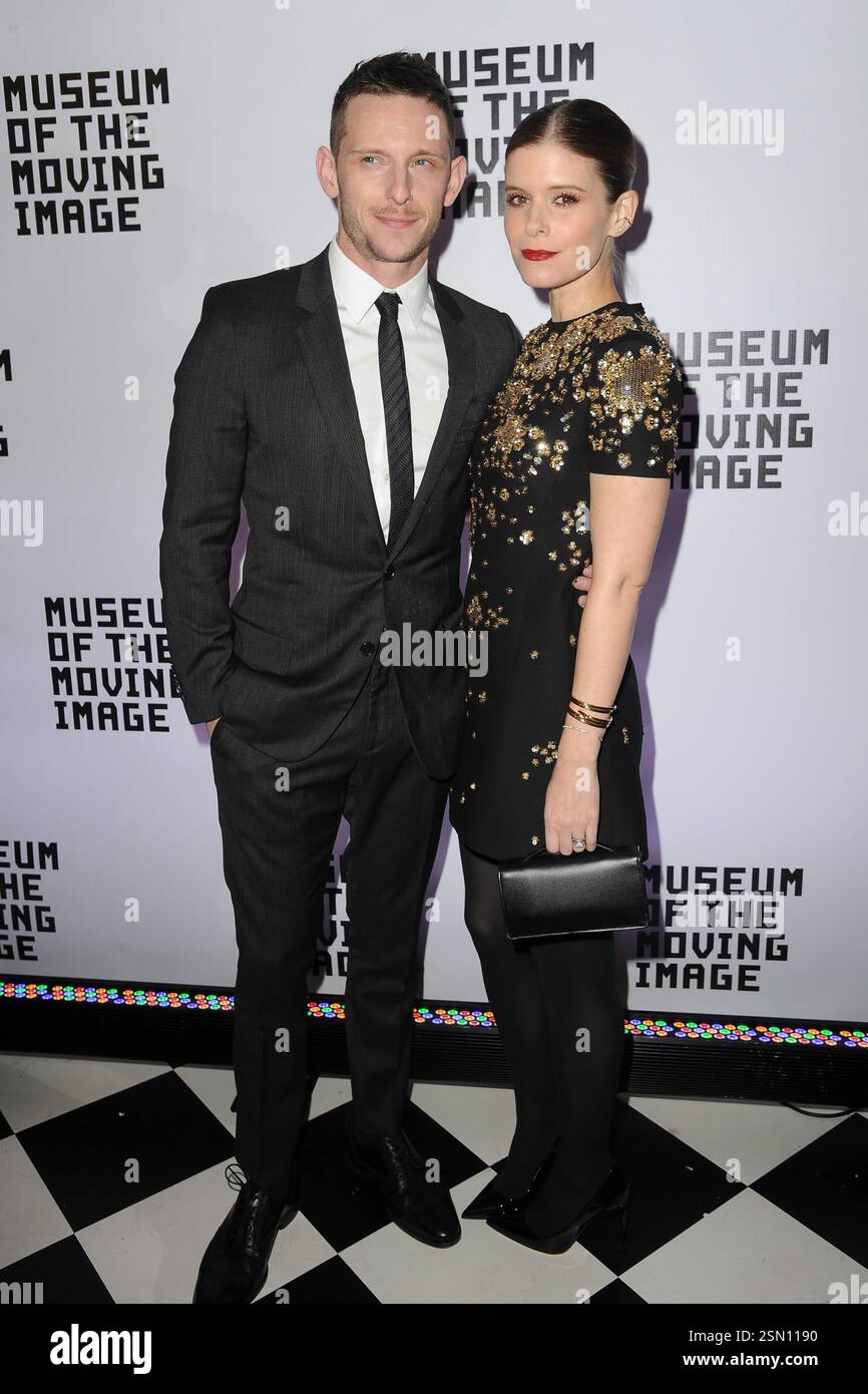 Jamie Bell and Kate Mara attending the Museum of the Moving Image ...