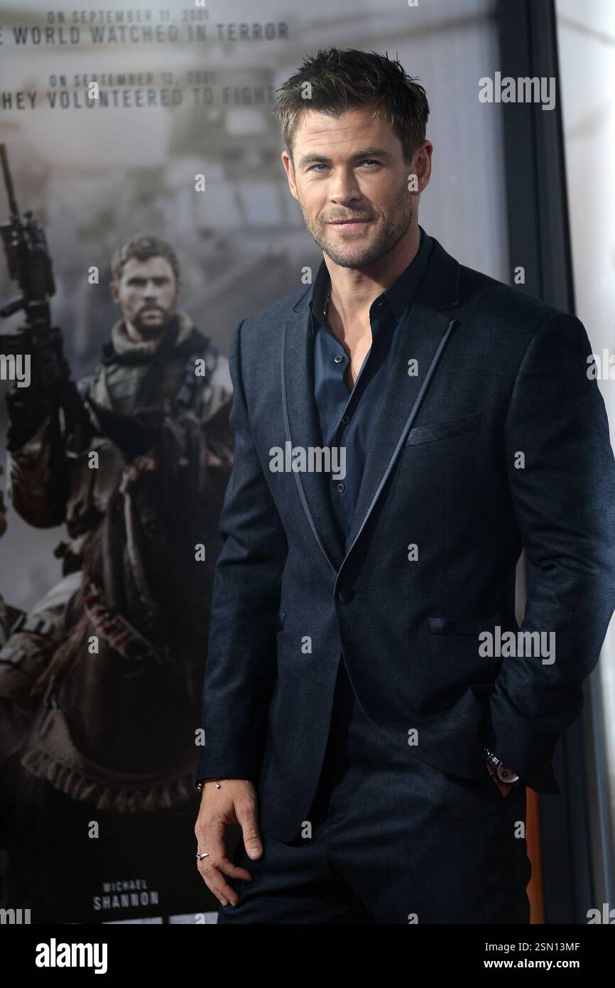 Chris Hemsworth attending the '12 Strong' film premiere at the Jazz at ...