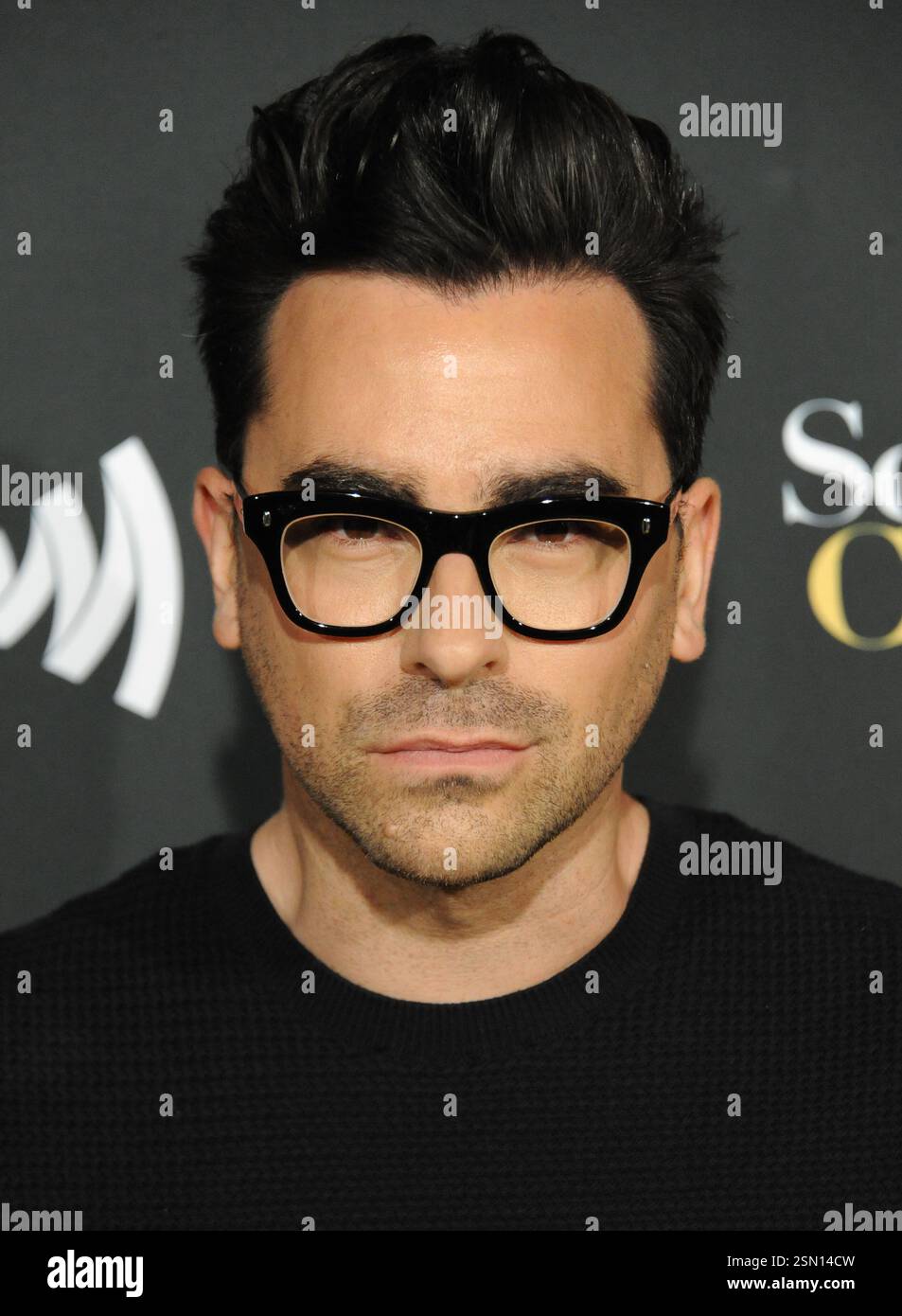 Daniel Levy arriving at the premiere of Pop TV's 'Schitt's Creek ...