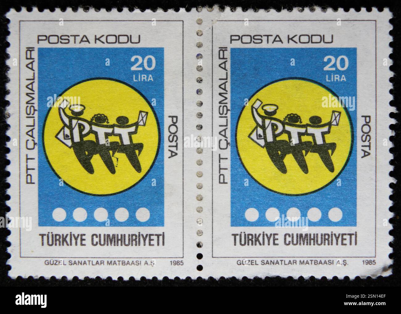 ISTANBUL, TURKEY - DECEMBER 26, 2020: Turkish stamp shows Postal Code ...