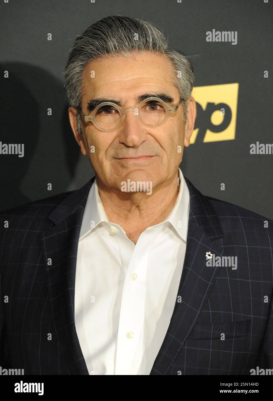 Eugene Levy arriving at the premiere of Pop TV's 'Schitt's Creek ...