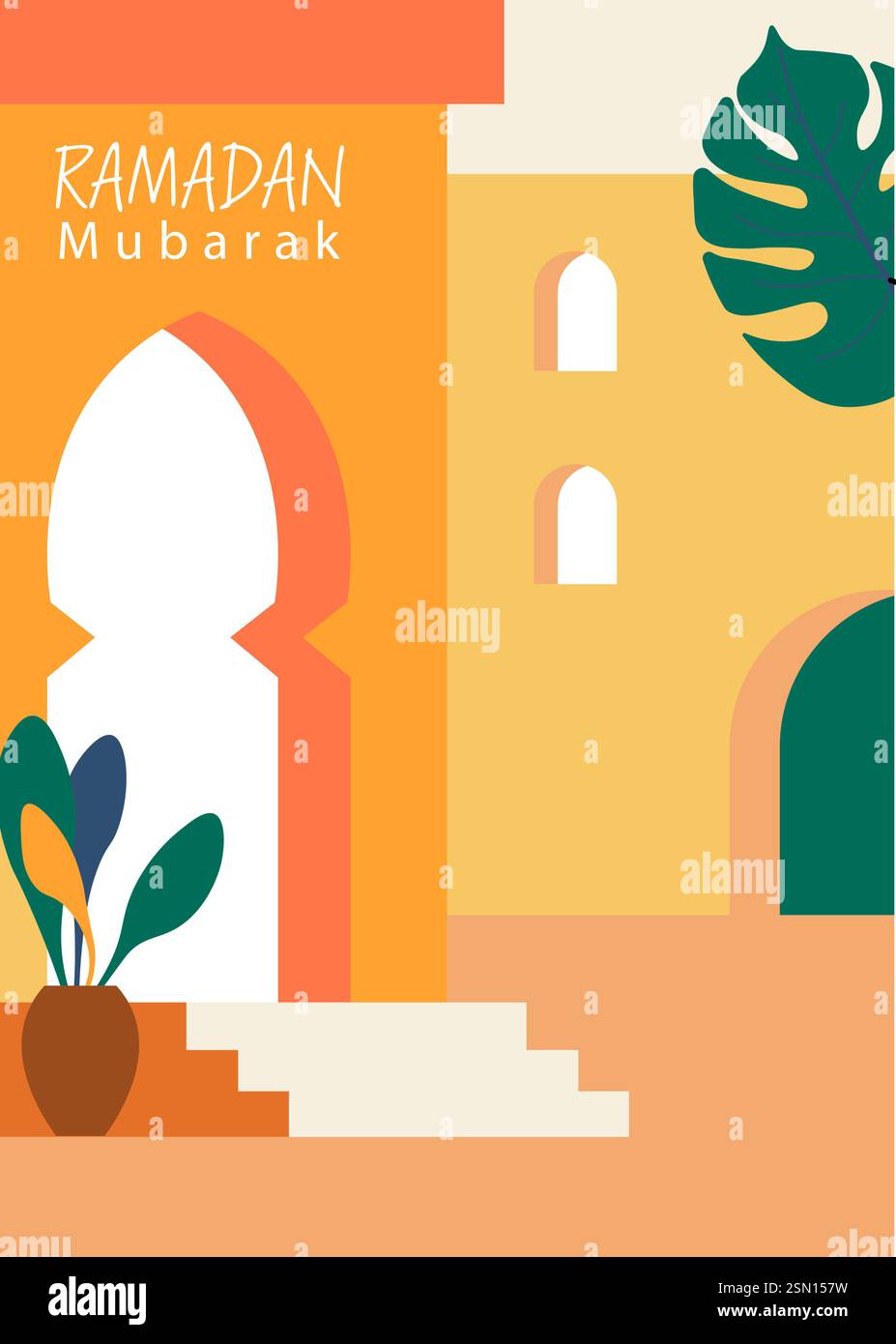 Ramadan Kareem Abstract Artwork vector Stock Vector Image & Art - Alamy