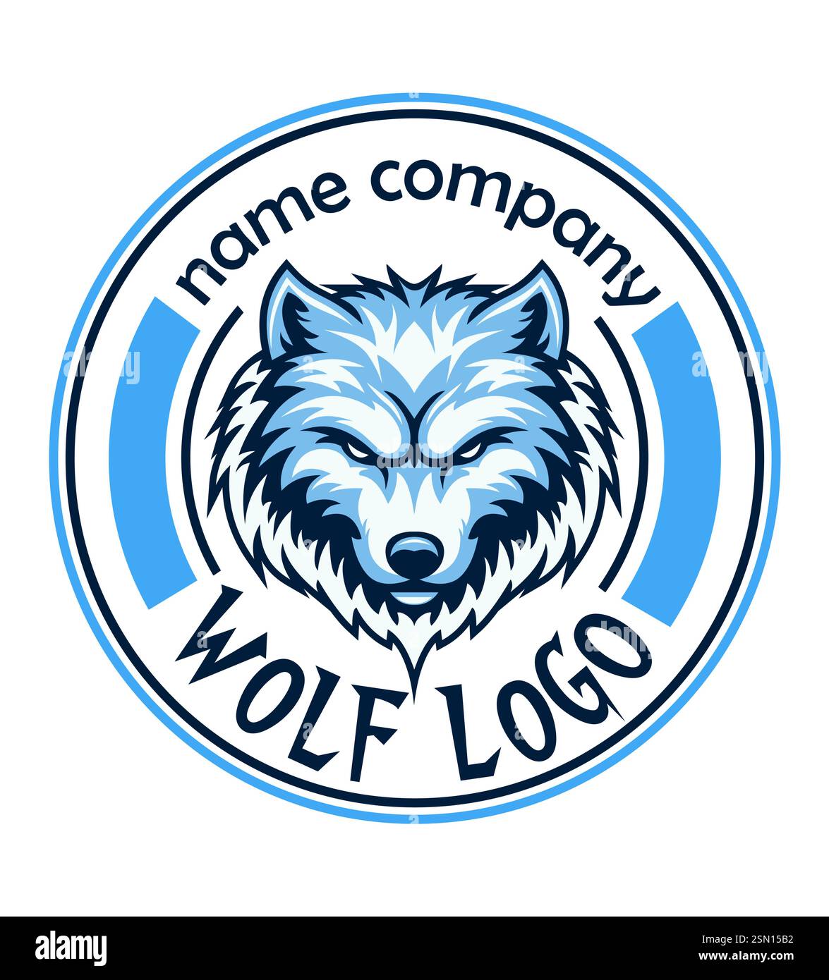wolf logo creative and original for your business or company logotype ...