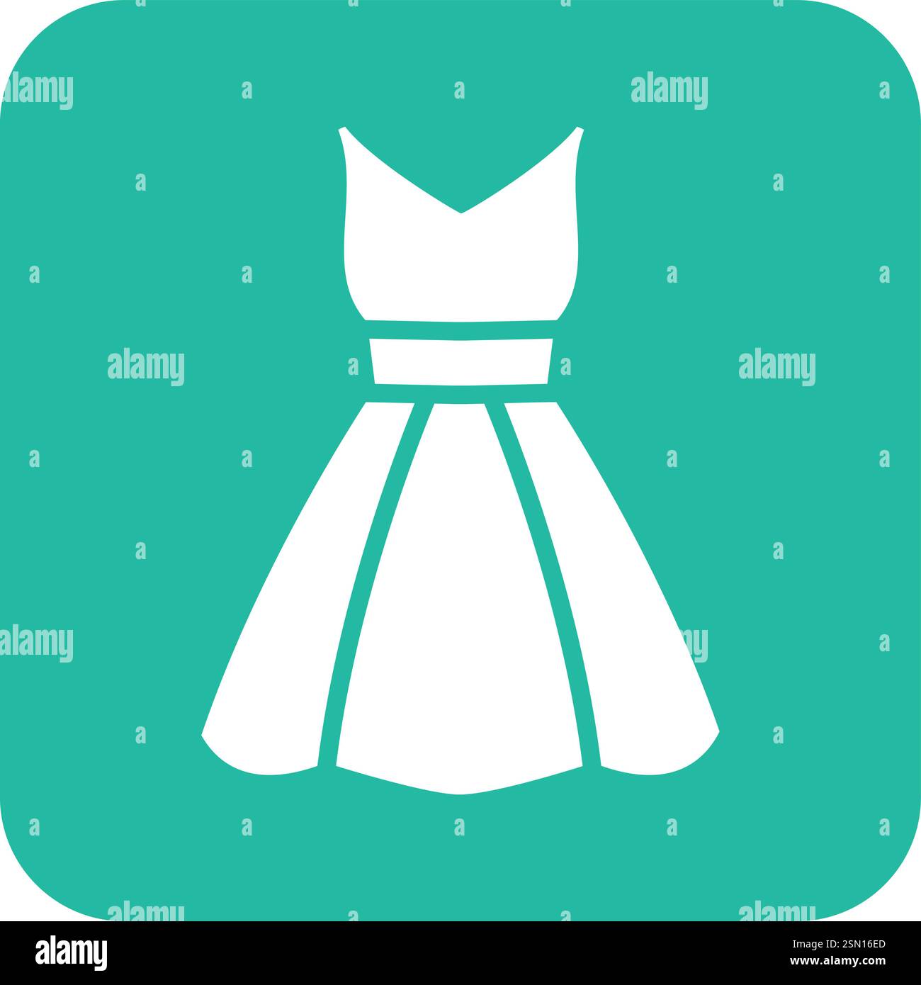 Wedding dress Vector Icon Design Illustration Stock Vector Image & Art ...