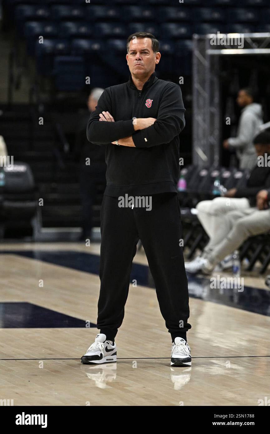 STORRS, CT - FEBRUARY 07: St. John's Red Storm associate head coach ...