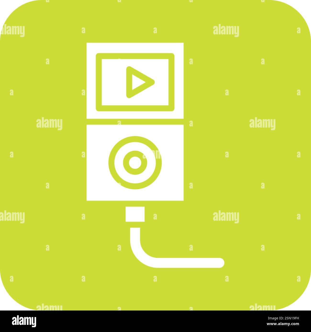 Music Player Vector Icon Design Illustration Stock Vector Image & Art ...