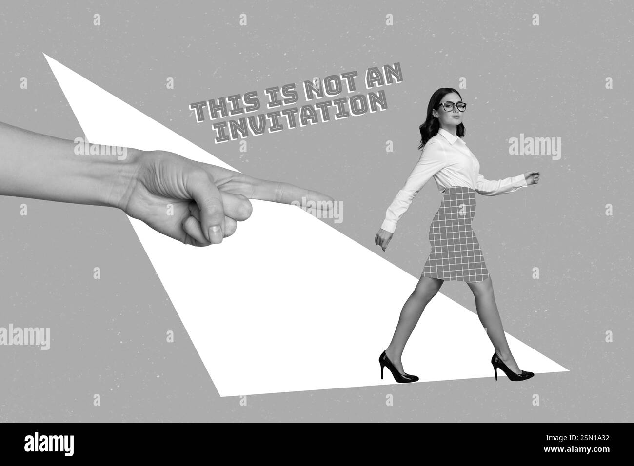 Feminine power beautiful woman Black and White Stock Photos & Images ...