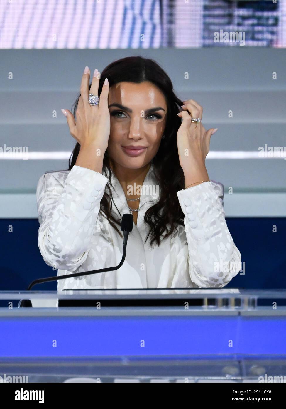 Sanremo, 75th Italian Song Festival 2025 - Presenters Press Conference ...