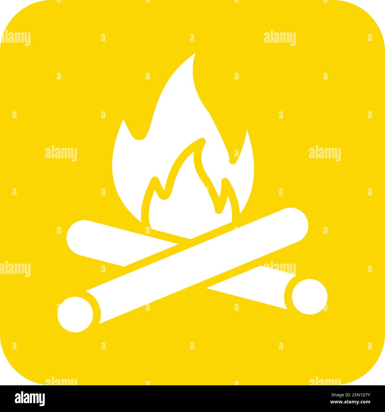 Bonfire Vector Icon Design Illustration Stock Vector Image & Art - Alamy