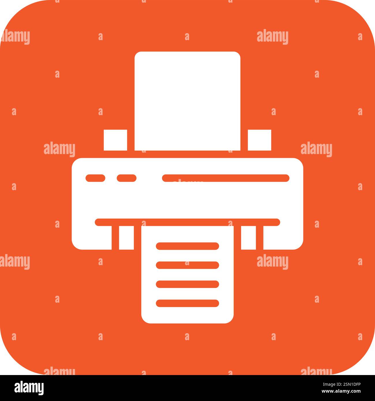 Printer Vector Icon Design Illustration Stock Vector Image & Art - Alamy