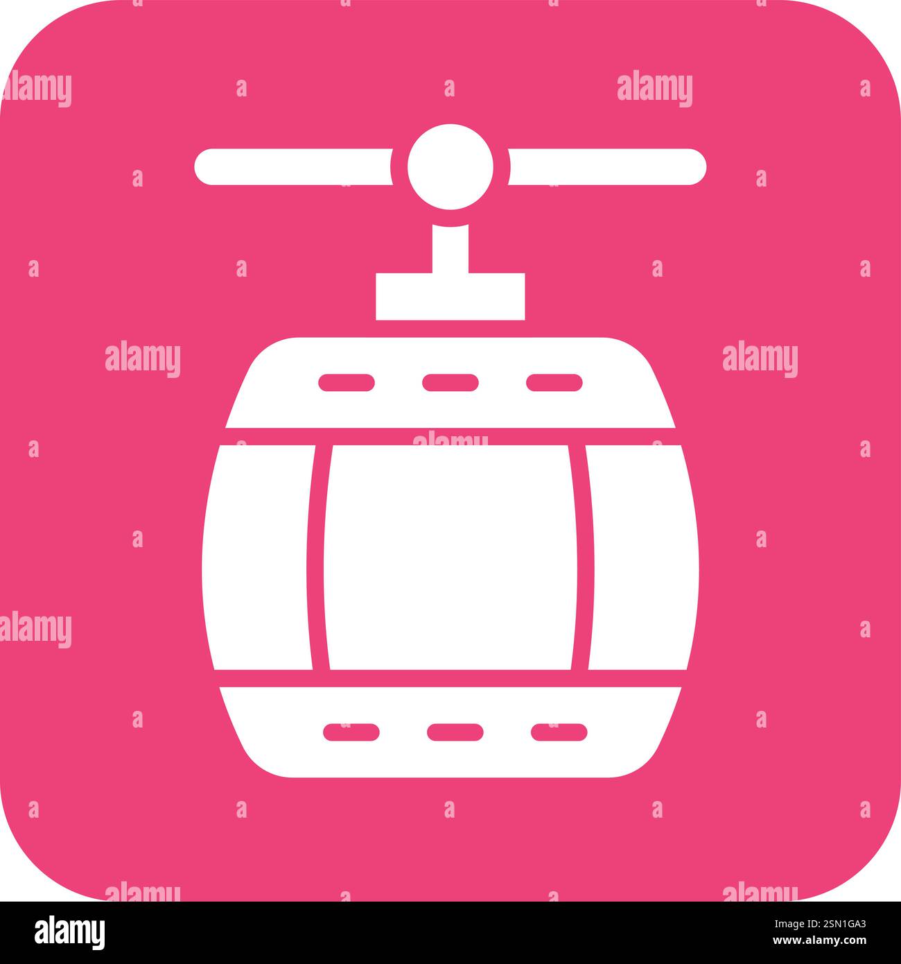 Cable Car Vector Icon Design Illustration Stock Vector Image & Art - Alamy