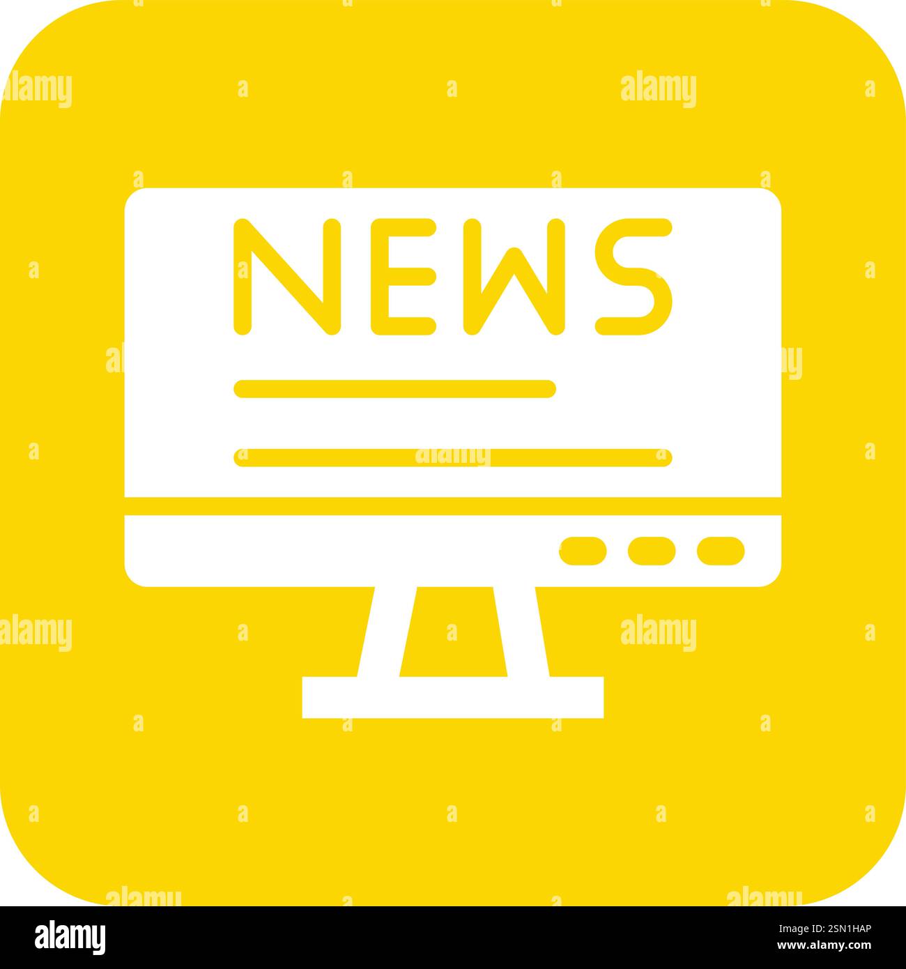 News vector icon hi-res stock photography and images - Alamy
