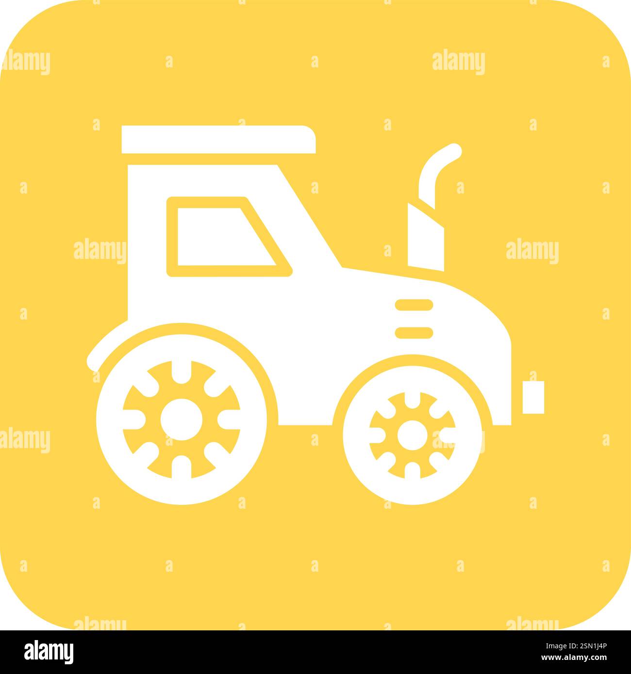 Tractor Vector Icon Design Illustration Stock Vector Image & Art - Alamy