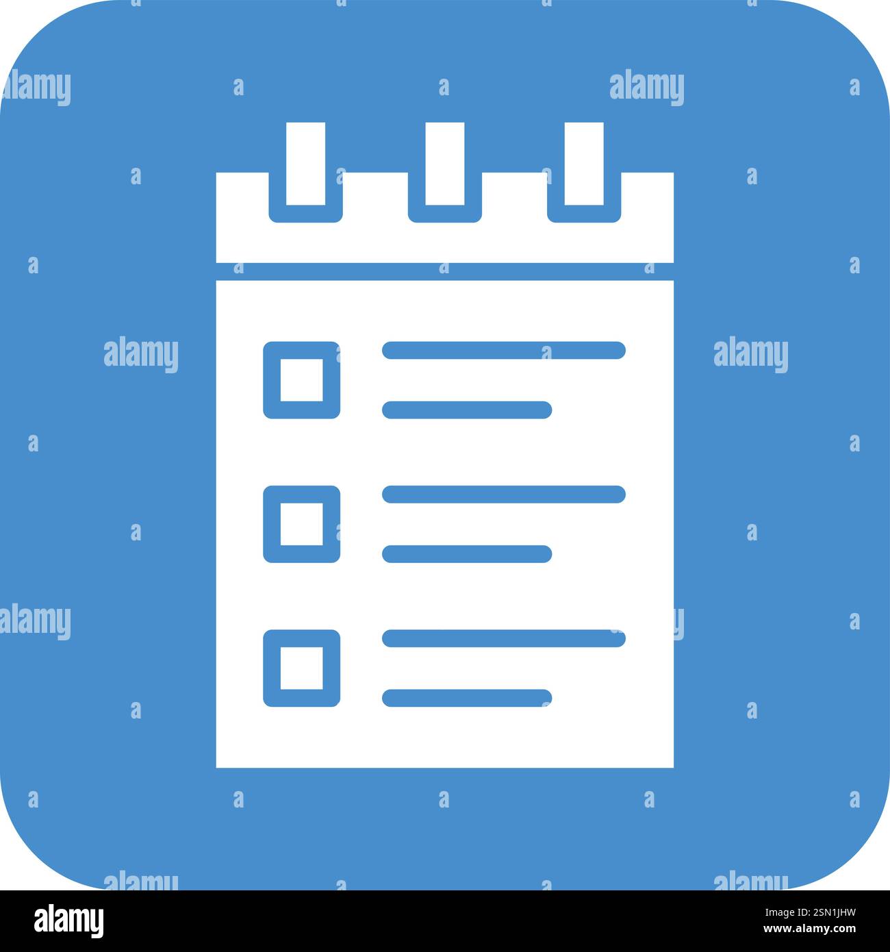 Notepad icon symbol vector hi-res stock photography and images - Alamy