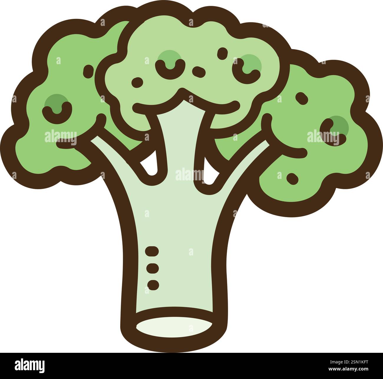 Broccoli vector doodle illustration and graphic. Part of vegetables ...