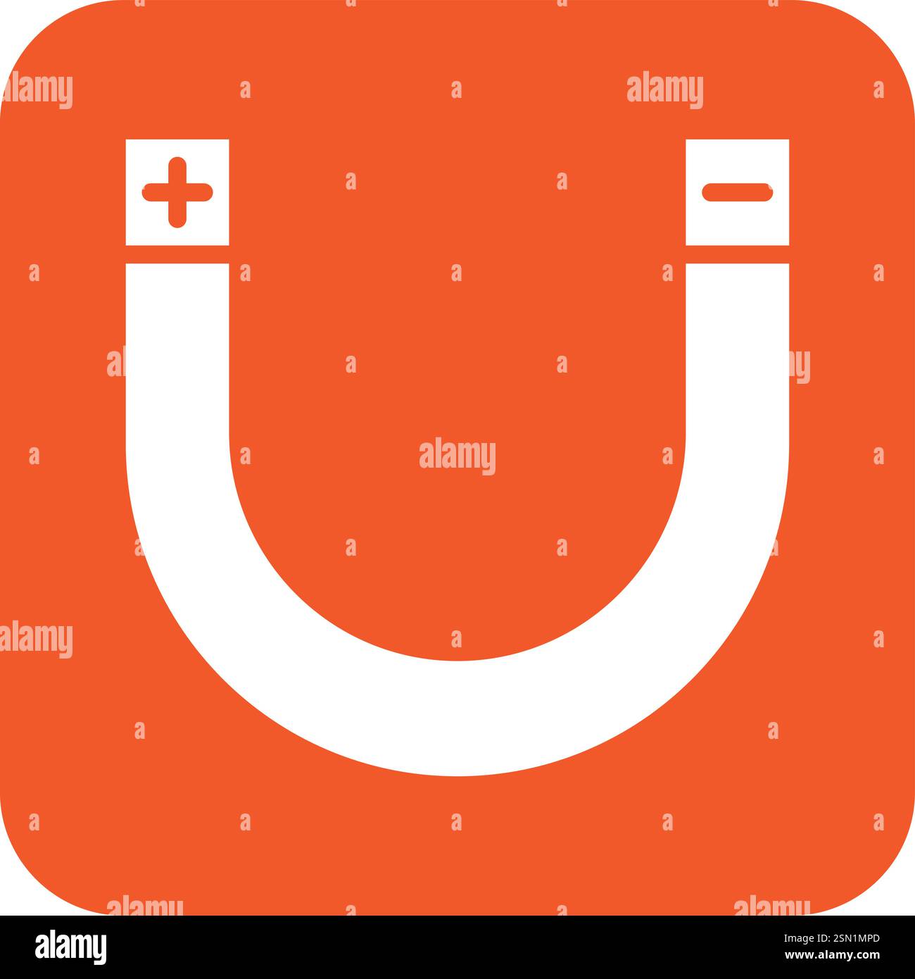 Magnet Vector Icon Design Illustration Stock Vector Image & Art - Alamy