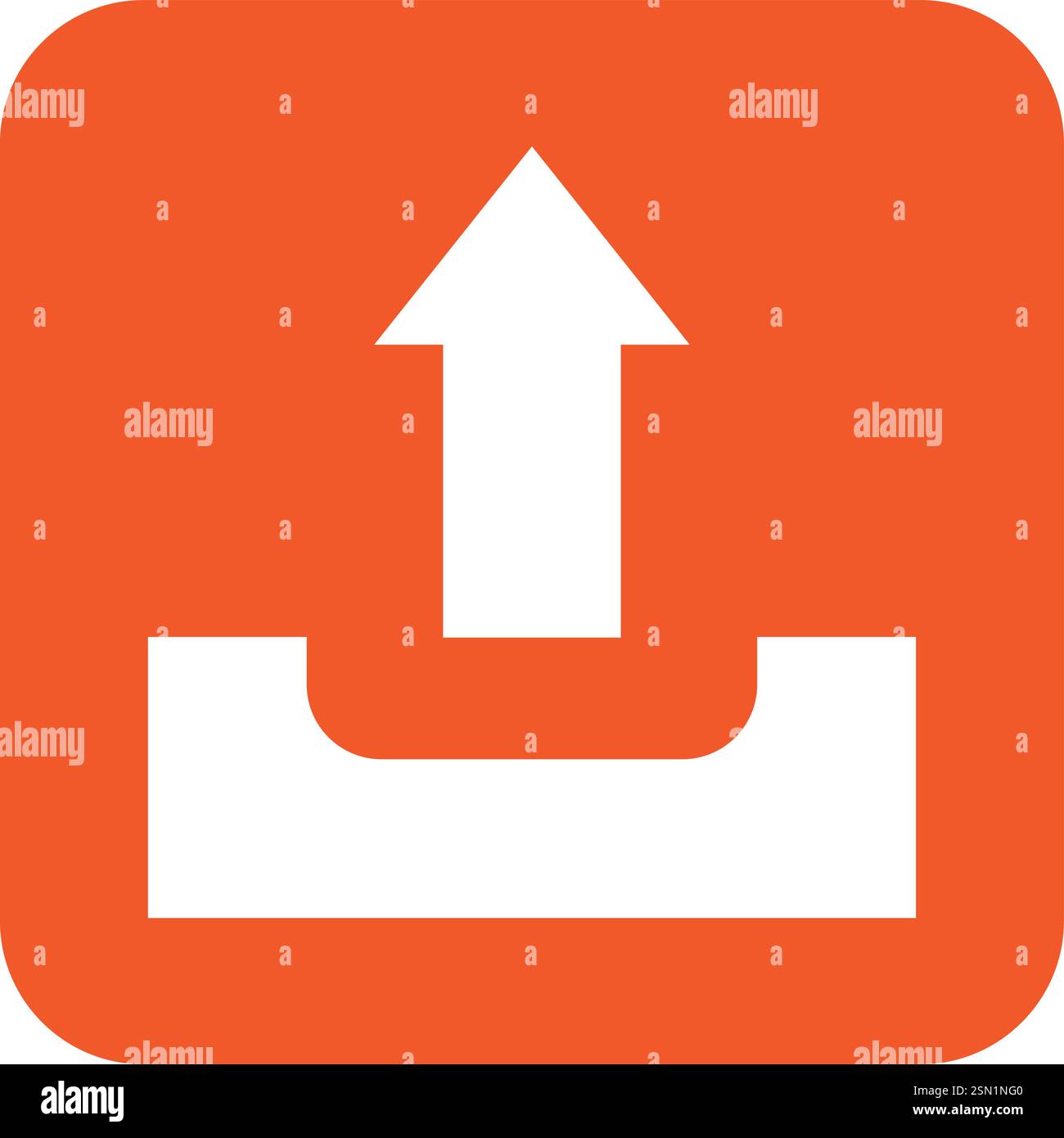 Upload Vector Icon Design Illustration Stock Vector Image & Art - Alamy