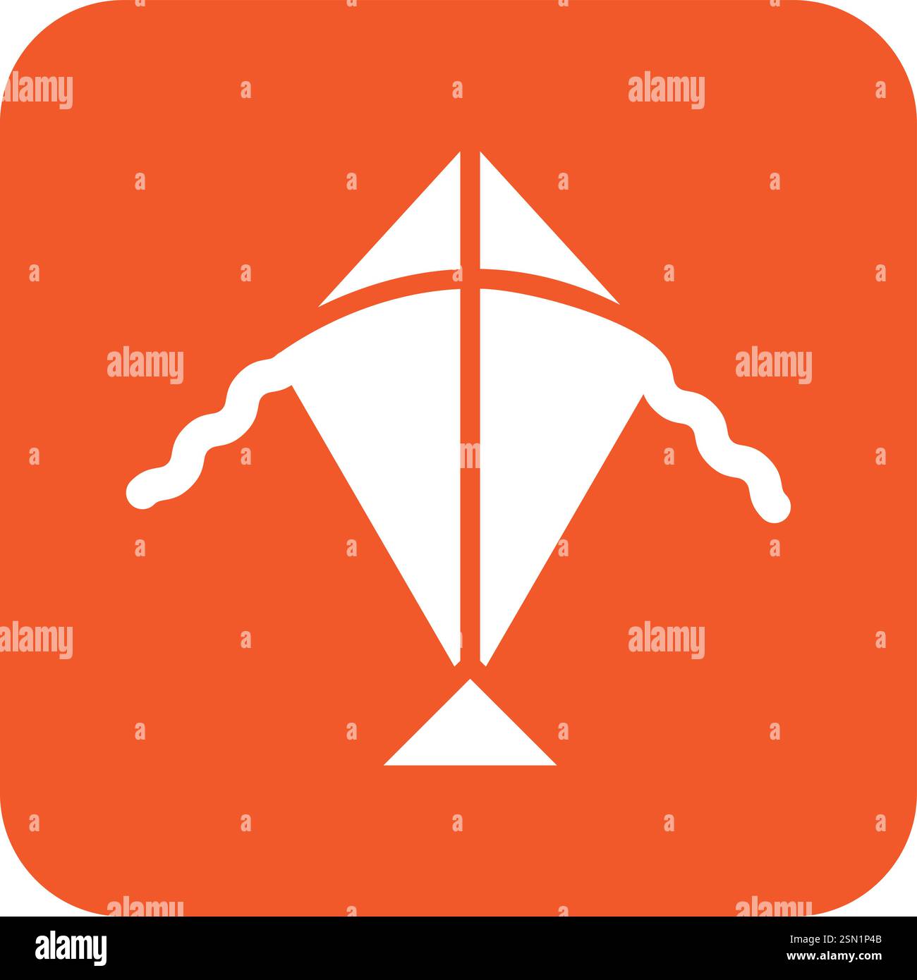 Kite Vector Icon Design Illustration Stock Vector Image & Art - Alamy
