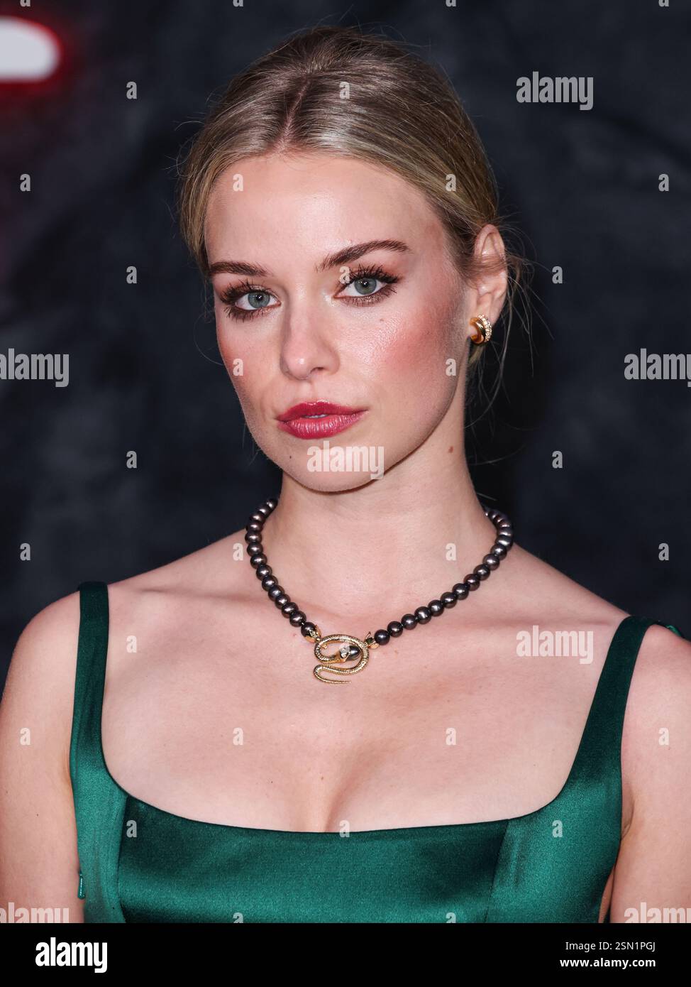 HOLLYWOOD, LOS ANGELES, CALIFORNIA, USA - FEBRUARY 12: Elle Chapman ...