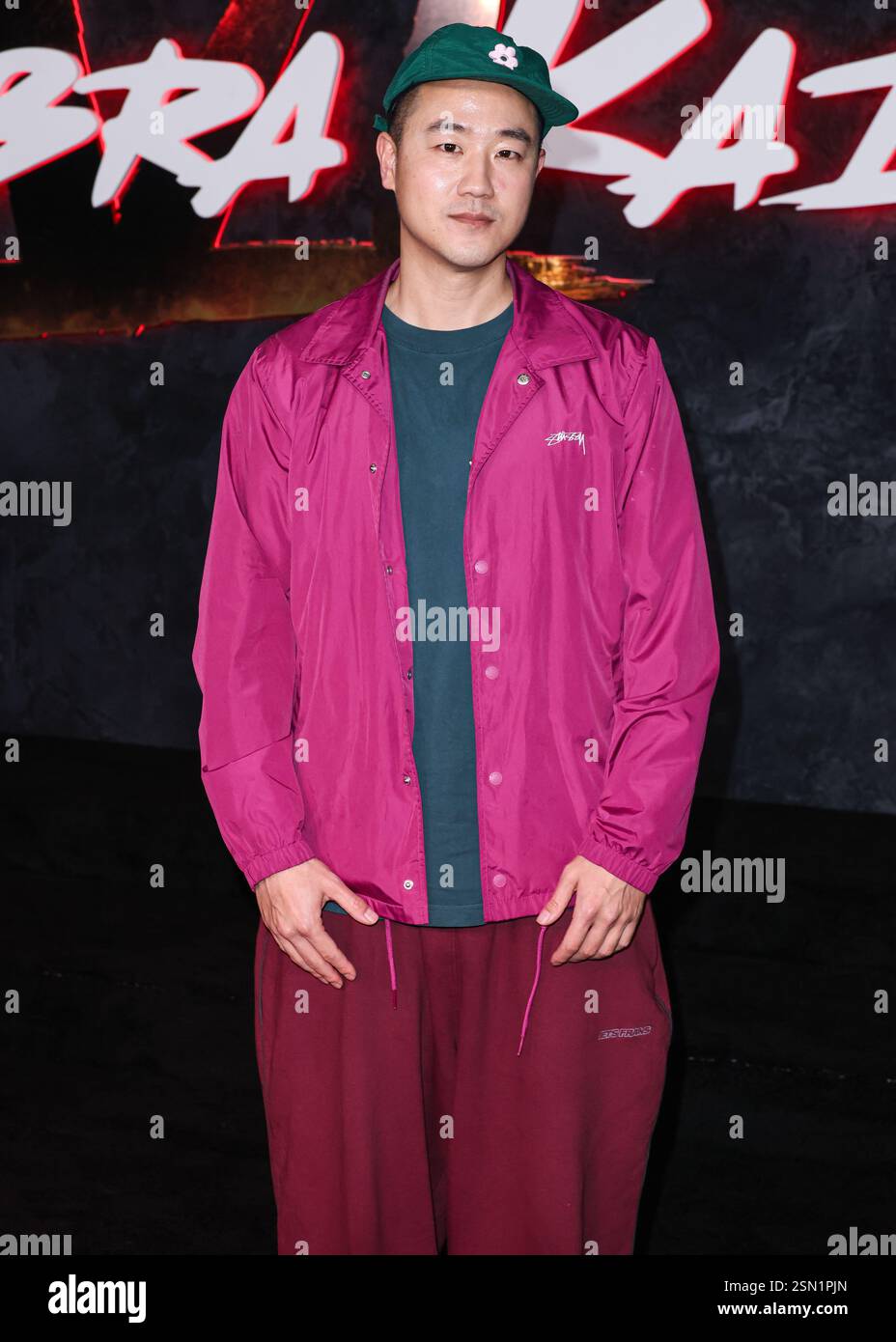HOLLYWOOD, LOS ANGELES, CALIFORNIA, USA - FEBRUARY 12: Joe Seo arrives ...