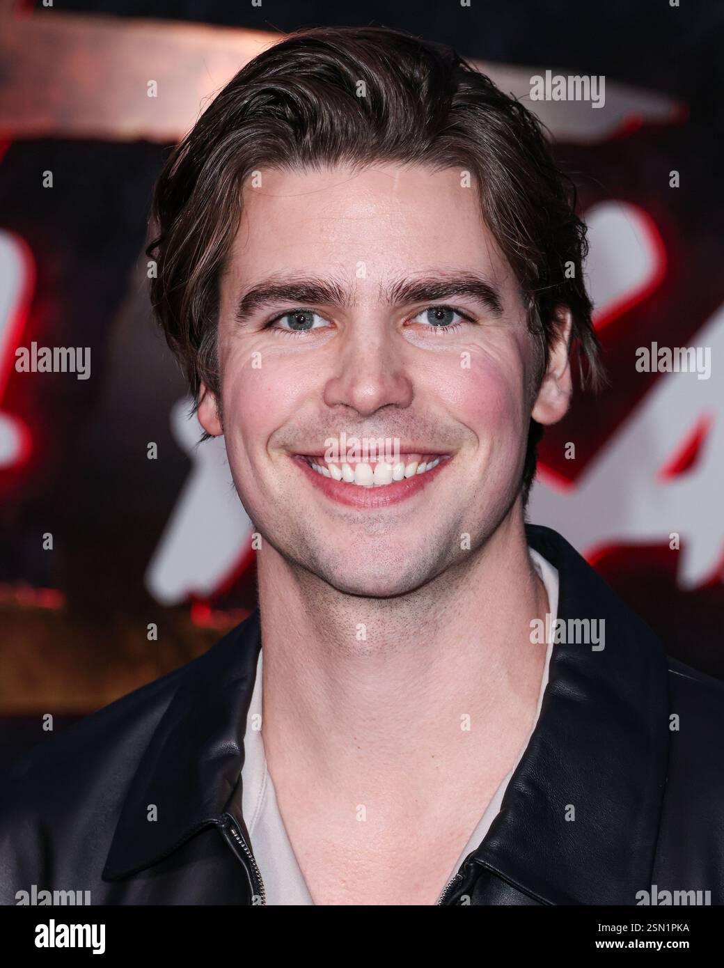 HOLLYWOOD, LOS ANGELES, CALIFORNIA, USA - FEBRUARY 12: Patrick Luwis ...