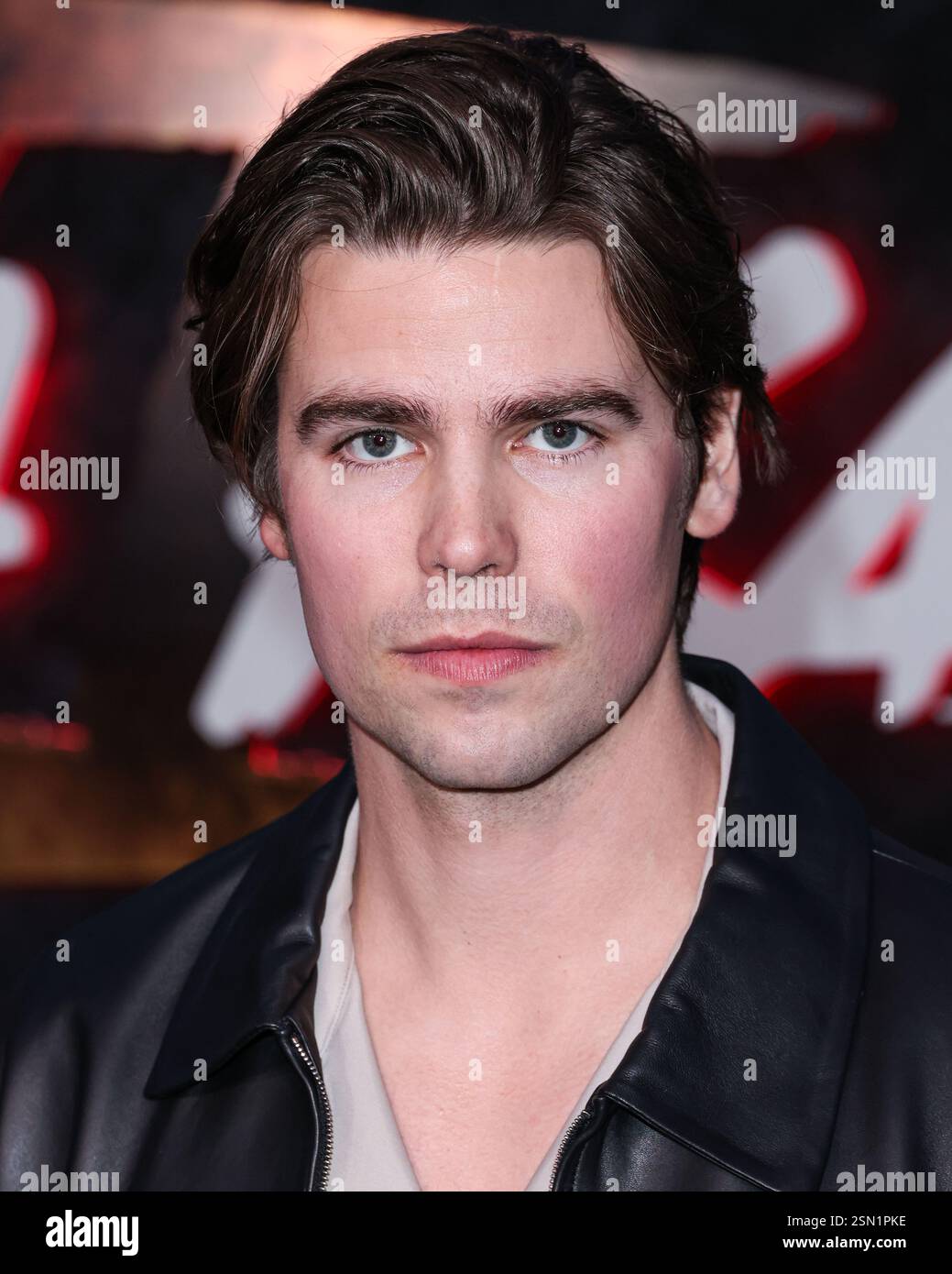 HOLLYWOOD, LOS ANGELES, CALIFORNIA, USA - FEBRUARY 12: Patrick Luwis ...