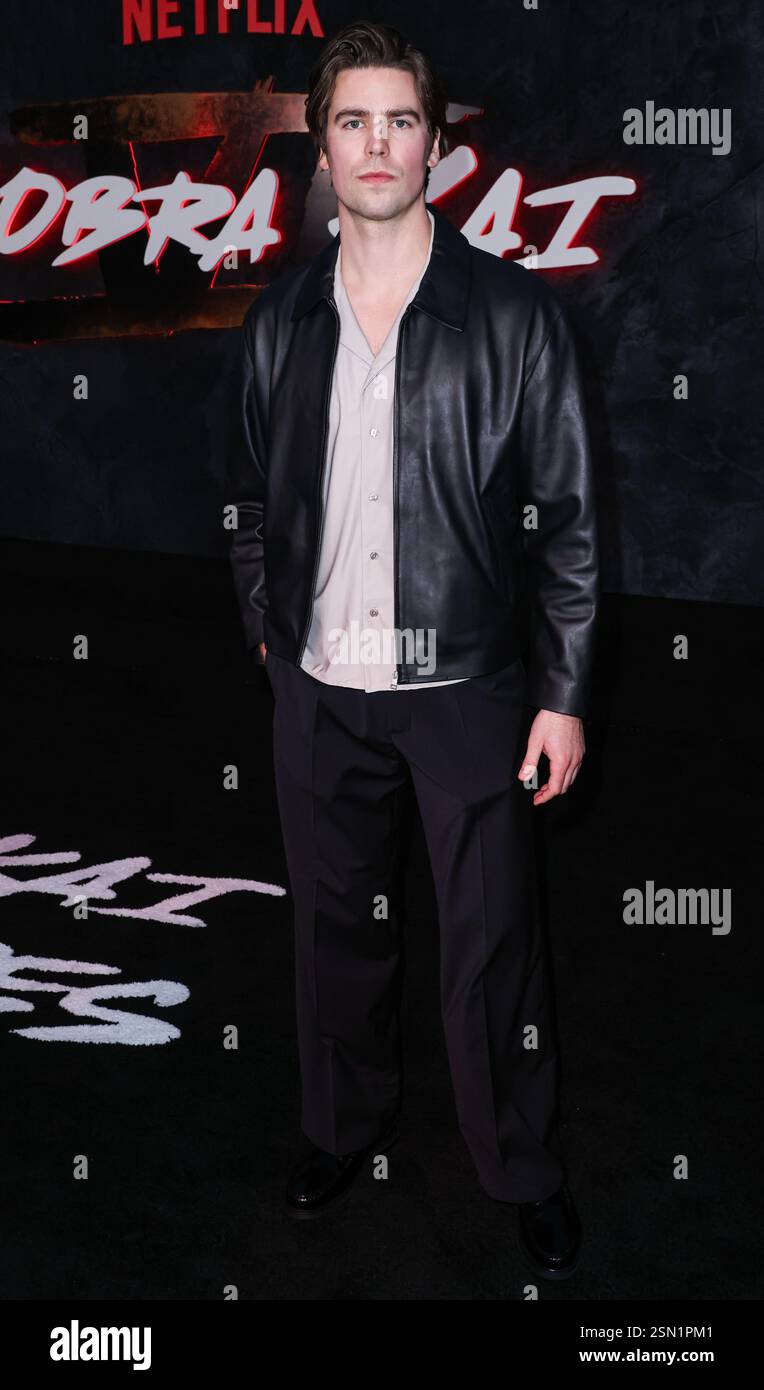 HOLLYWOOD, LOS ANGELES, CALIFORNIA, USA - FEBRUARY 12: Patrick Luwis ...