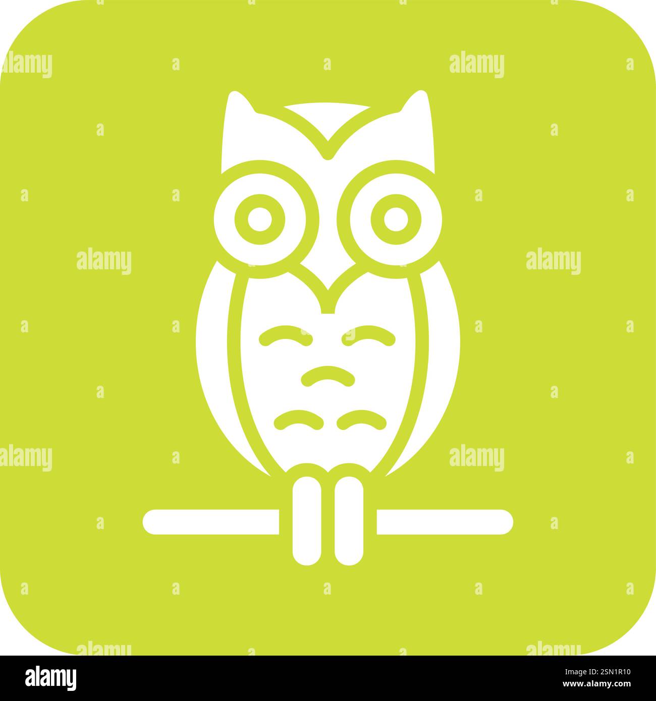 Owl Vector Icon Design Illustration Stock Vector Image & Art - Alamy