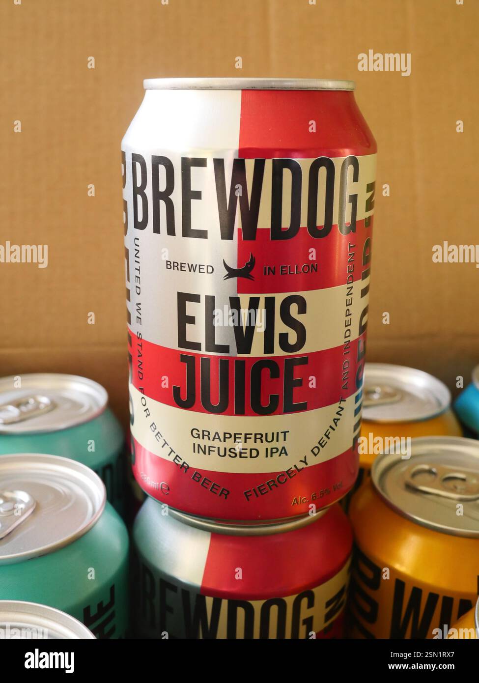 Brewdog Elvis Juice craft beer from Scottish brewery Brewdog Stock ...