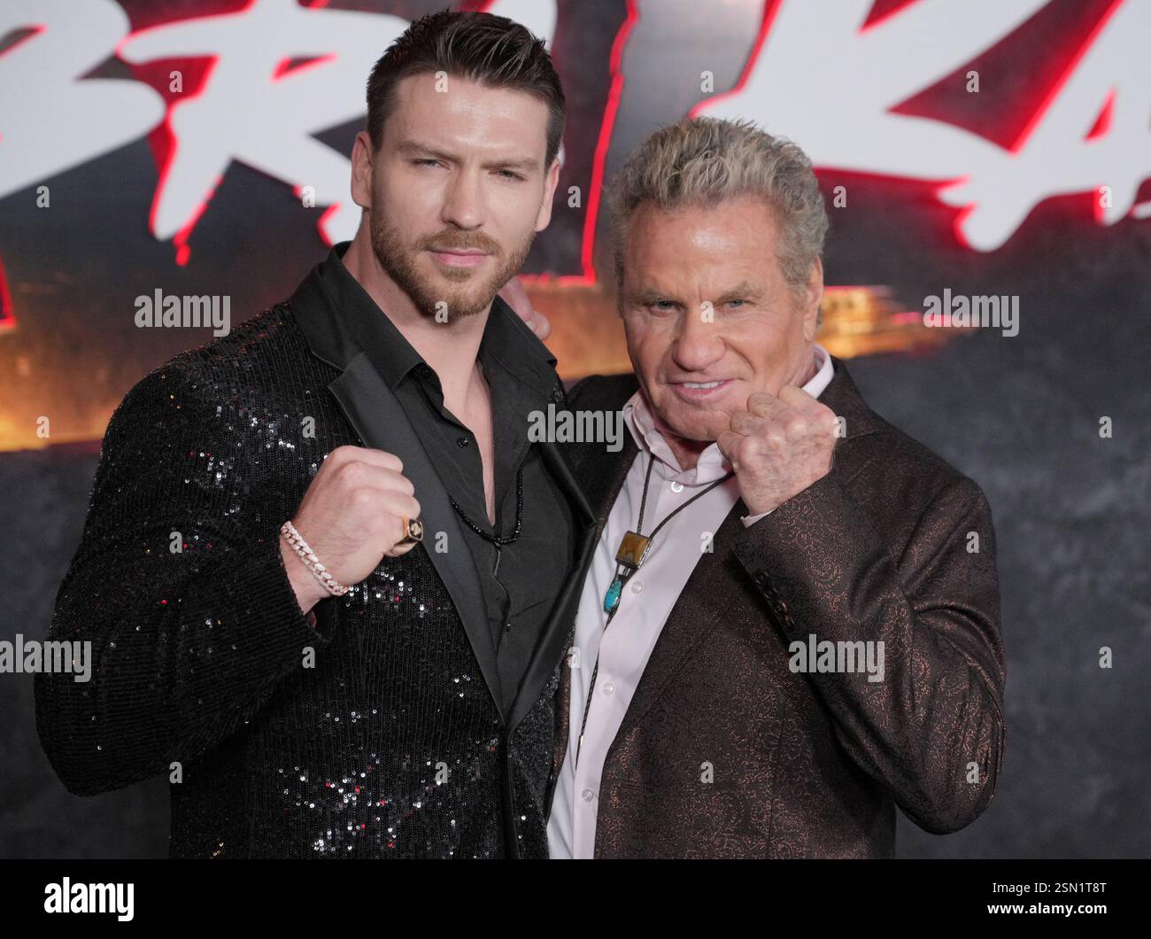 Los Angeles, USA. 12th Feb, 2025. (L-R) Jesse Kove and Martin Kove at ...