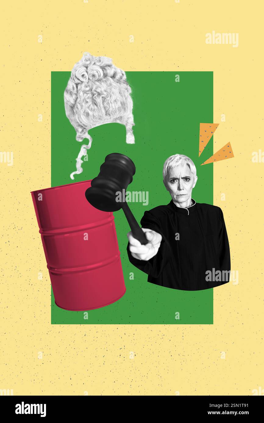 Trend image vertical photo collage of angry legislation prosecution ...