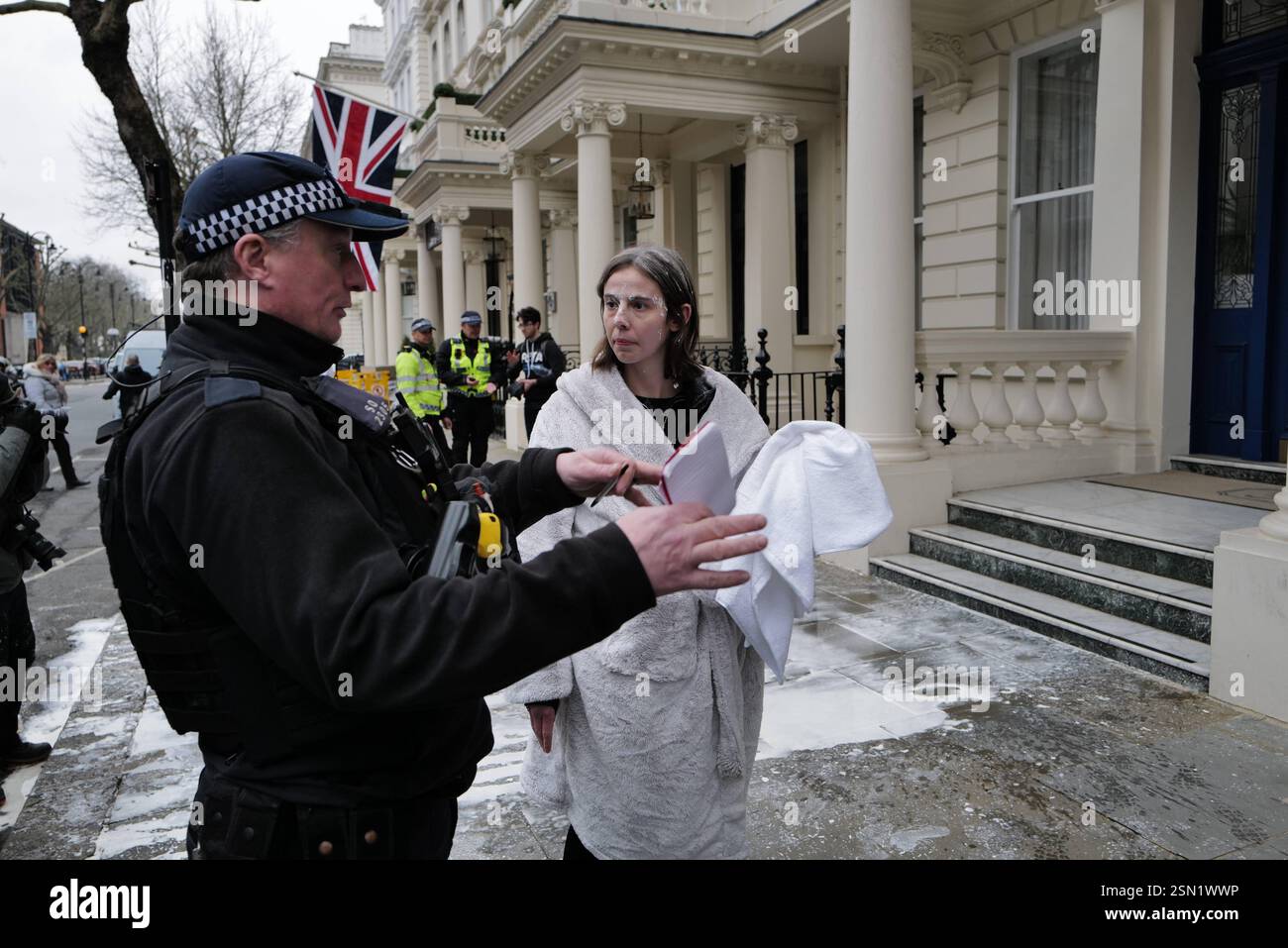 RECORD DATE NOT STATED PETA Monkey Protest in London Activists from ...
