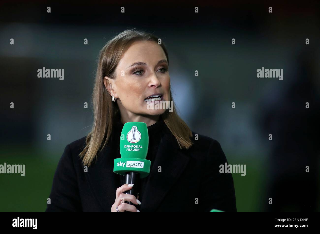 München, Deutschland, 12. Februar 2025: Fussball, Frauen, DFB-Pokal ...