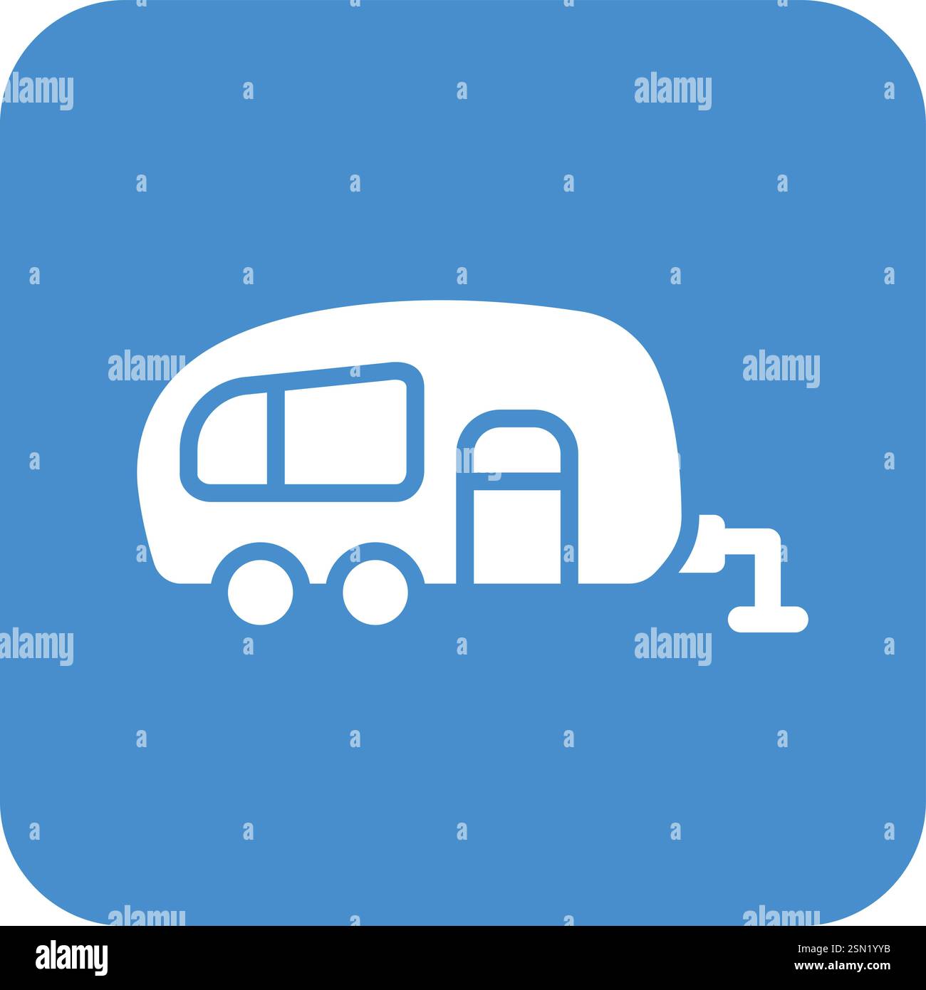 Caravan Vector Icon Design Illustration Stock Vector Image & Art - Alamy