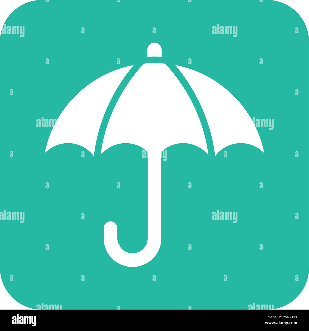 Umbrella vector symbol icon Cut Out Stock Images & Pictures - Alamy
