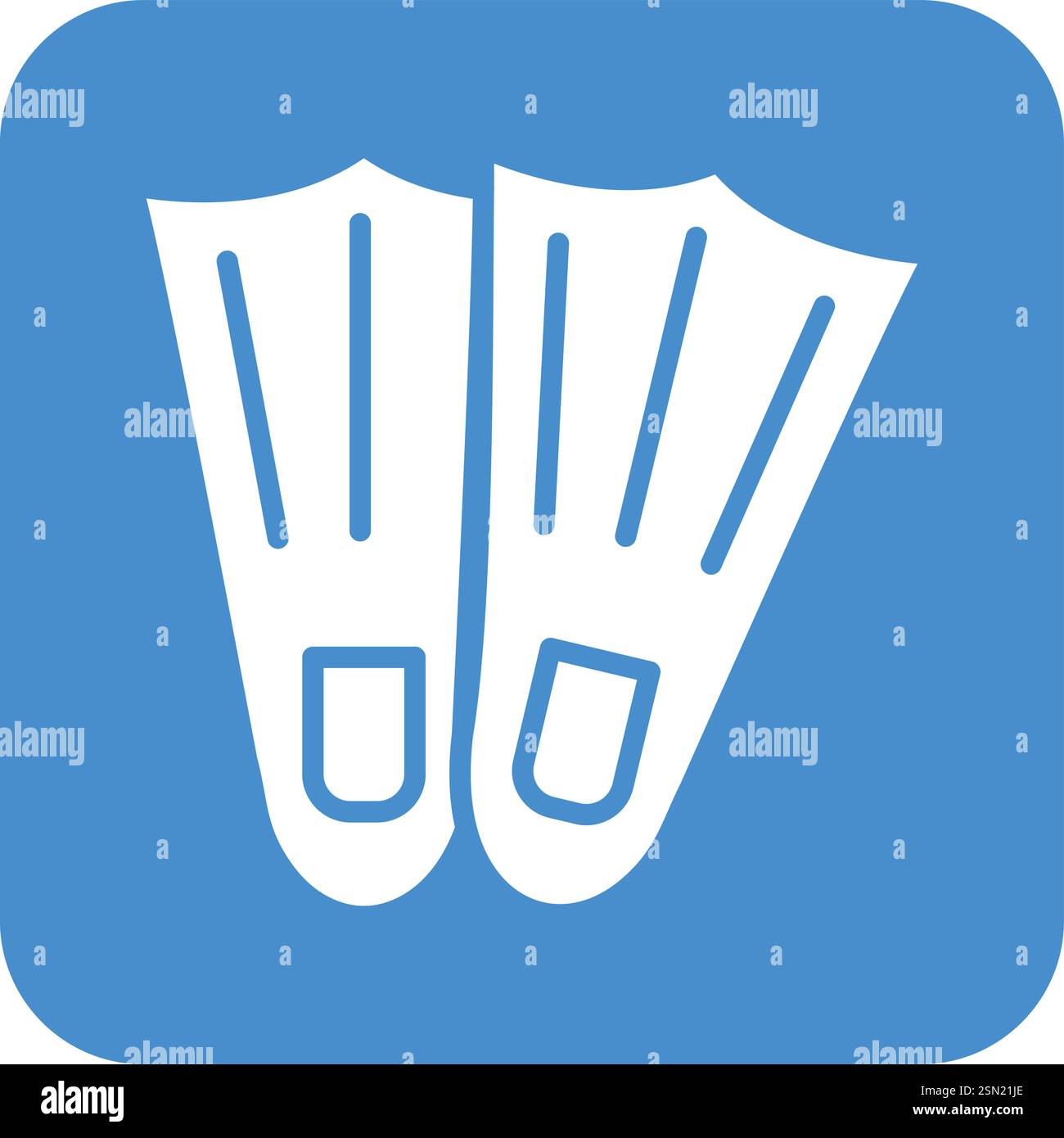 Fins Vector Icon Design Illustration Stock Vector Image & Art - Alamy