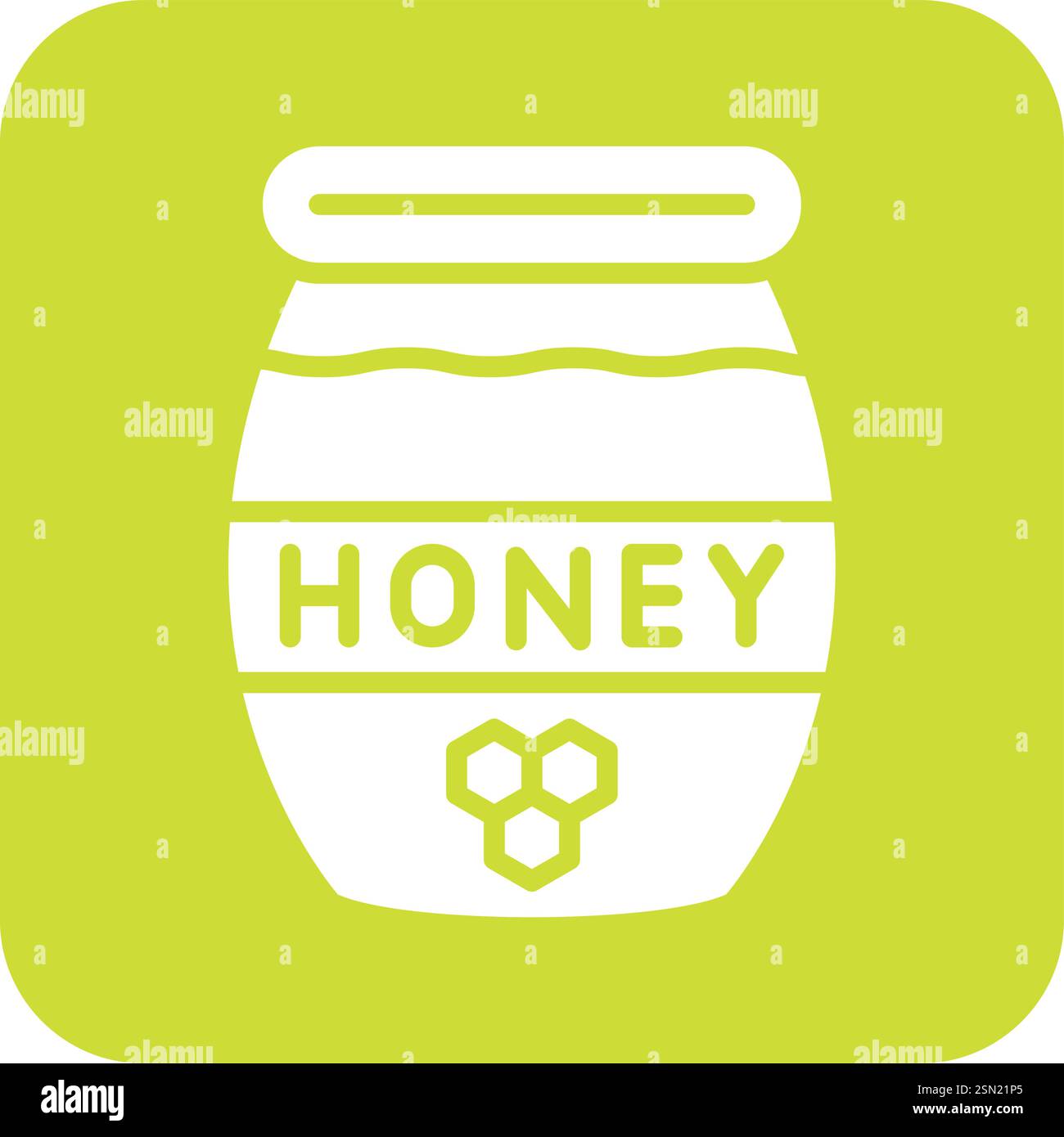 Honey Vector Icon Design Illustration Stock Vector Image & Art - Alamy