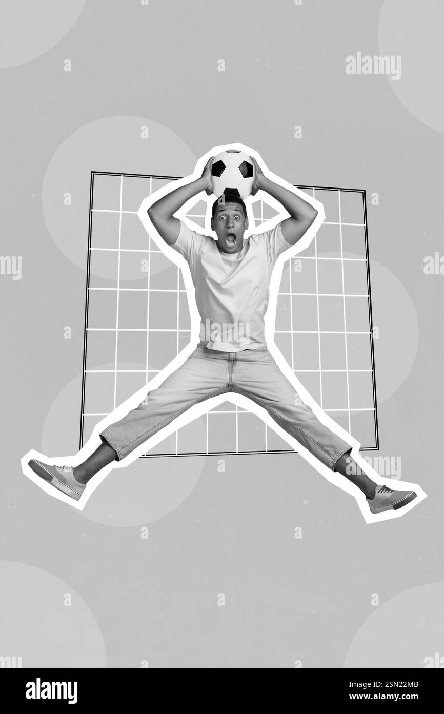 Photo cartoon comics sketch collage picture of bunny funky guy throwing ...