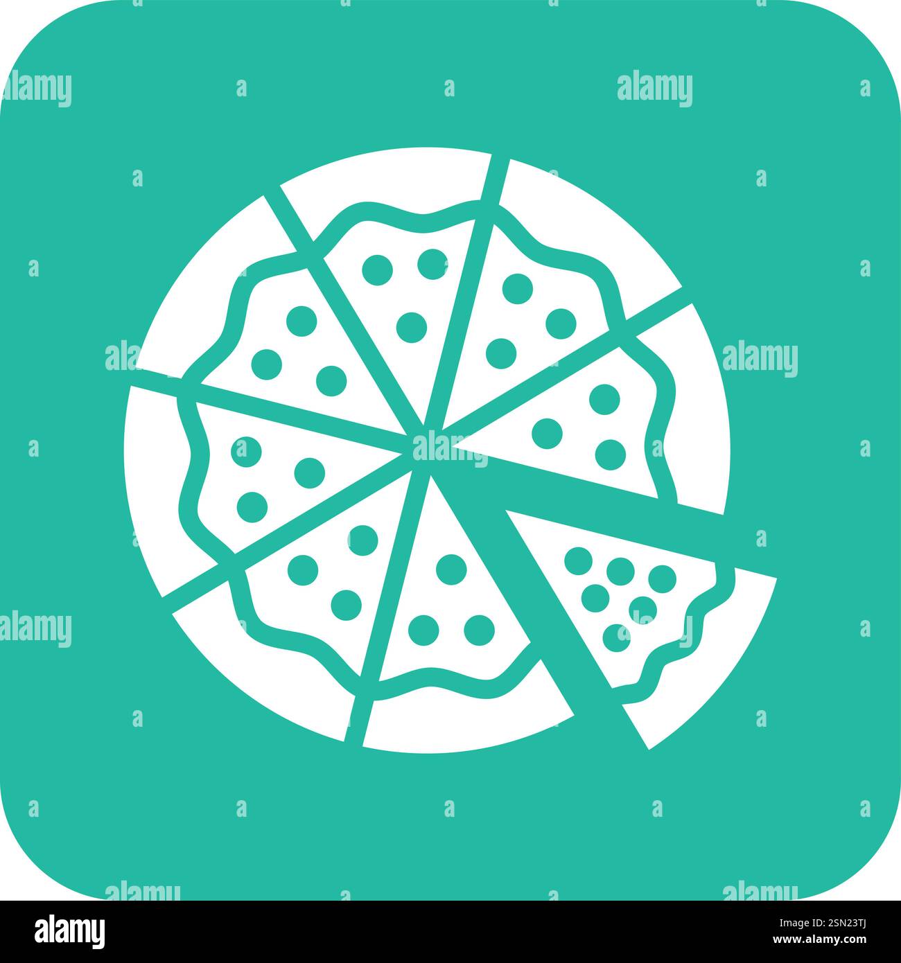 Pizza icon vector vectors hi-res stock photography and images - Alamy