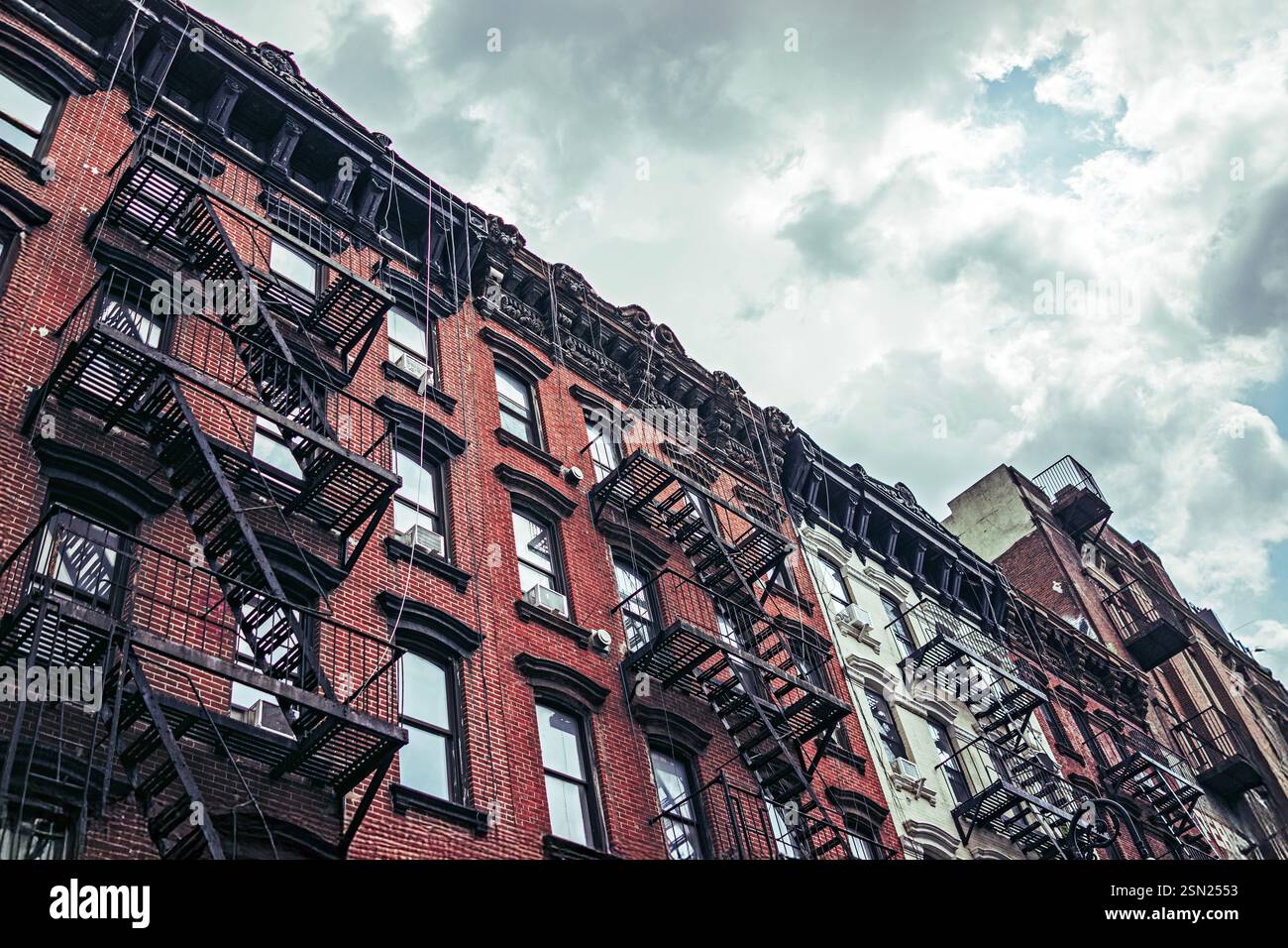 New York city brick buildings, city buildings, cityscape, downtown ...