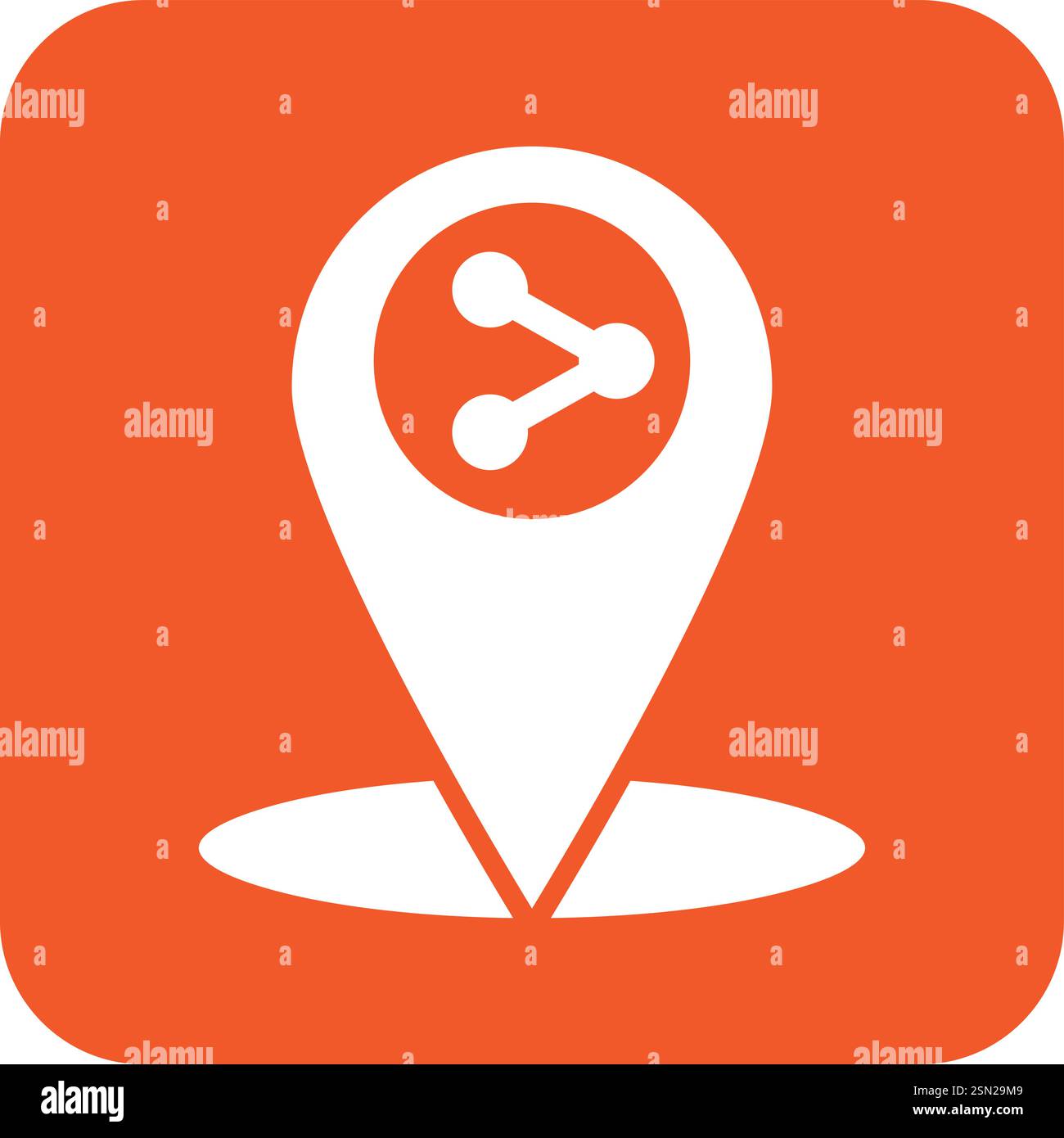 Share location Vector Icon Design Illustration Stock Vector Image & Art ...
